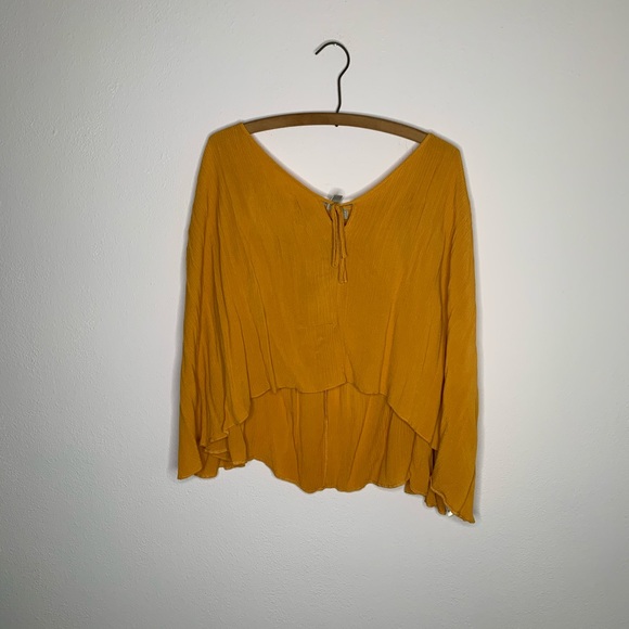 ASOS | Tops | Yellow Flowy Blouse | Poshmark